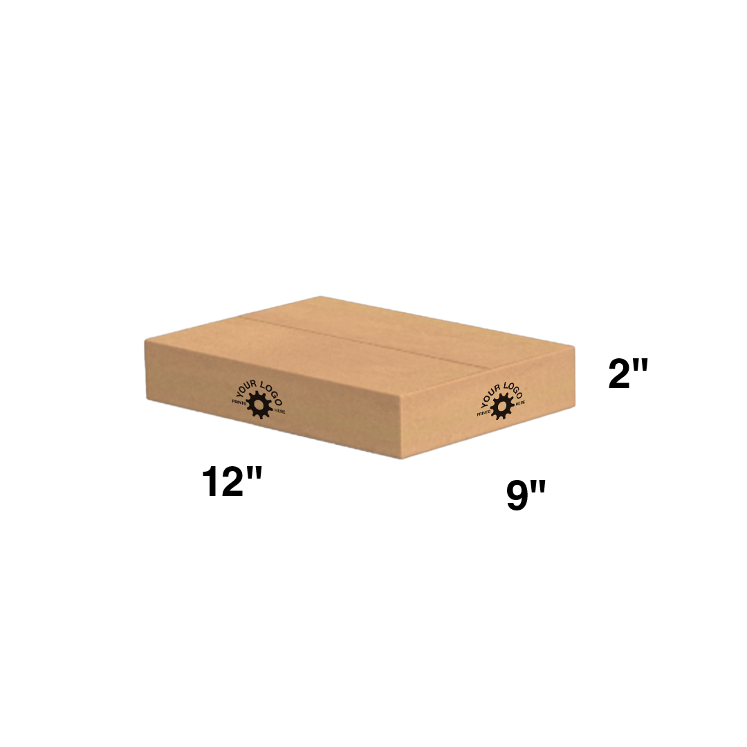 Custom Shipping Mailer Box 12x9x2 (100 Pack) - Special Order Size ...
