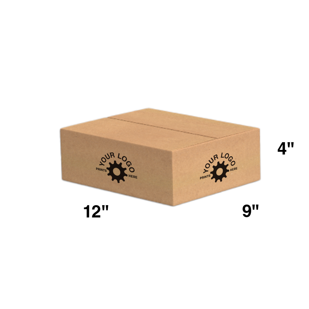 Custom Shipping Box 12x9x4 (100 Pack) - Special Order Size – customboxes.io