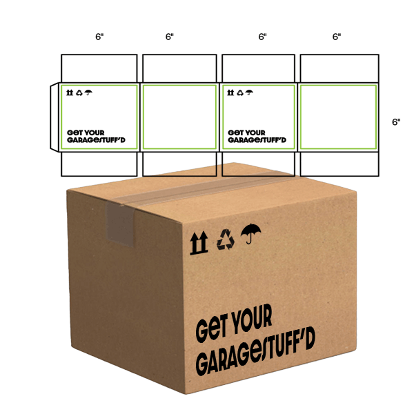 Custom Shipping Box 6x6x6 (100 Pack) - Standard Size – customboxes.io