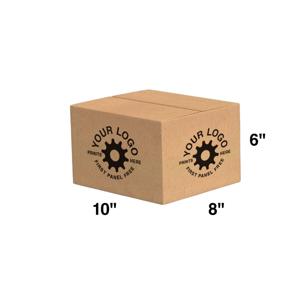 Custom Shipping Box 10x8x6 (100 Pack) - Standard Size – customboxes.io