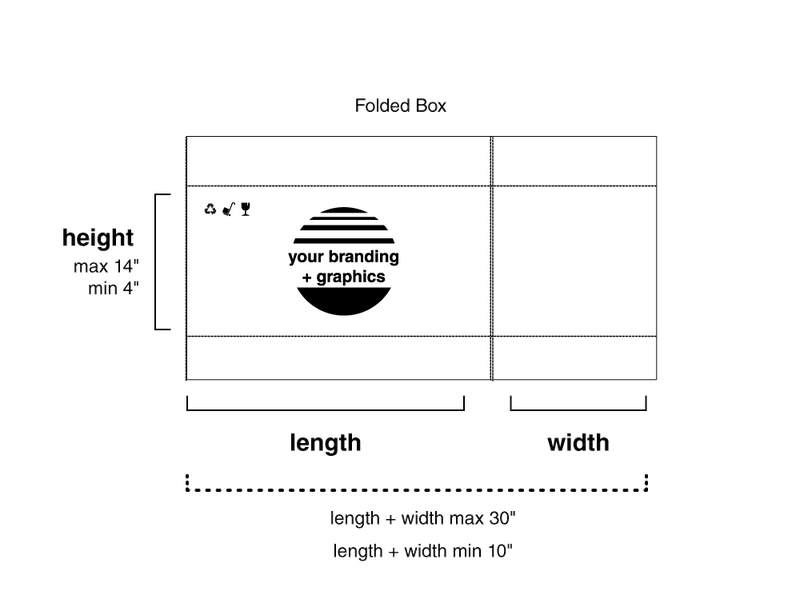 Special Order ANY SIZE Custom Premium Shipping Box (100 Pack Bundles ...